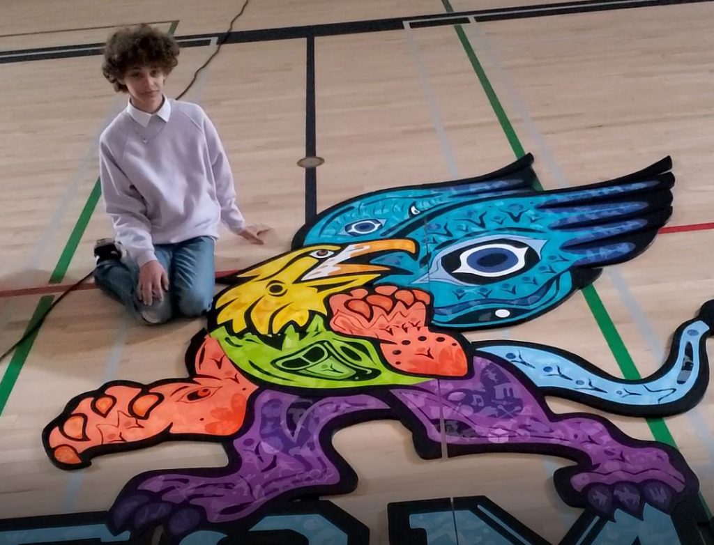 Glenbrook Middle’s Magical Mural – New Westminster Schools – District 40
